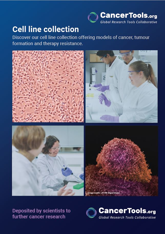 About our cell line collection | CancerTools.org
